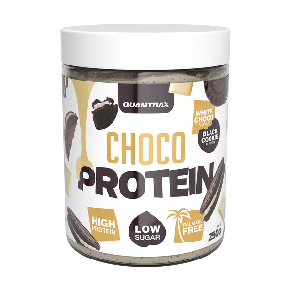 Choco Protein White Choco & Black Cookie 250g Quamtrax